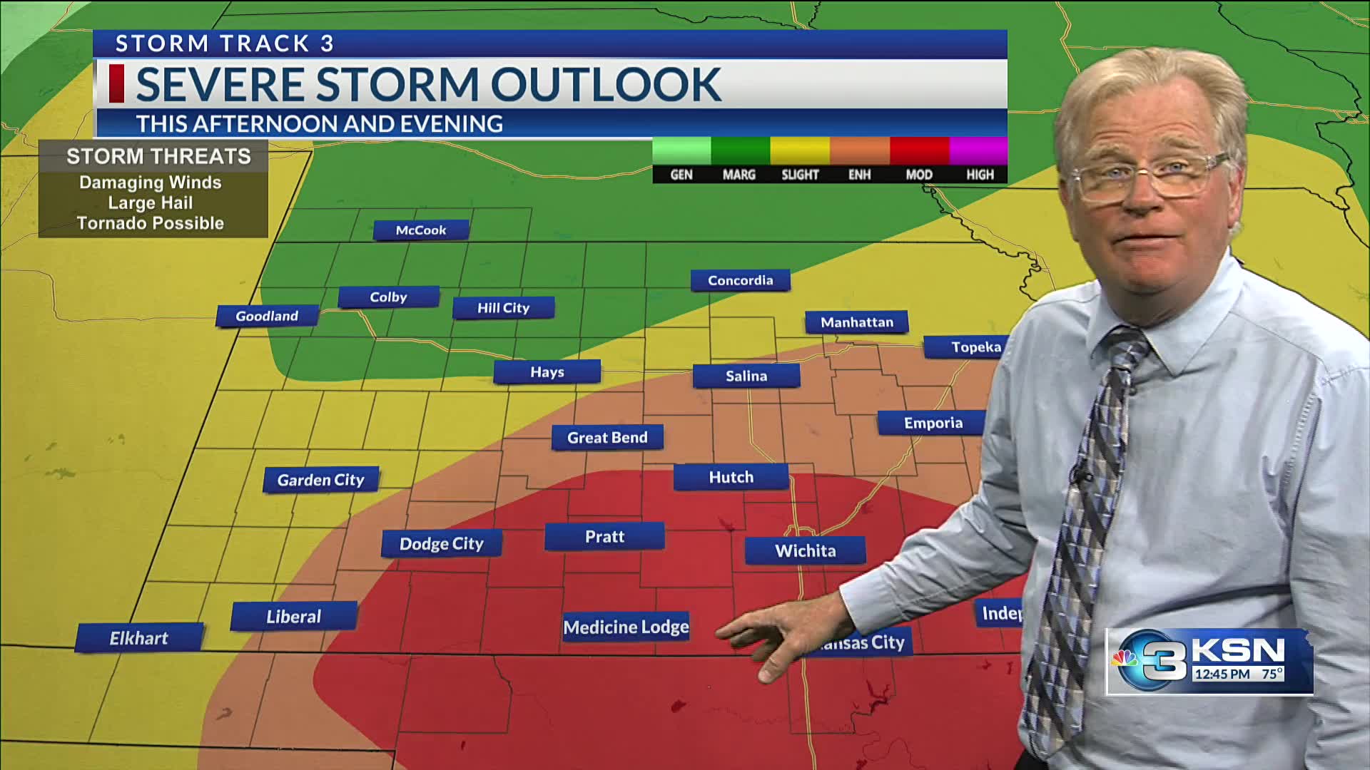 Meteorologist Jack Boston has the latest on the severe risk Tuesday in ...