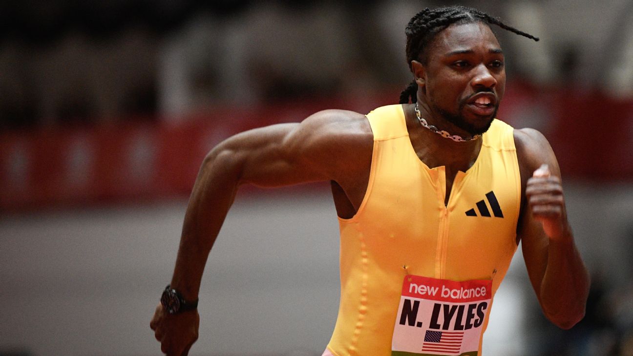 U.S. sprinter Noah Lyles falls to fast-starting Seville in 100