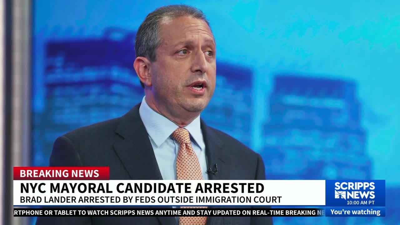 Brad Lander, NYC comptroller and mayoral candidate, is arrested outside ...