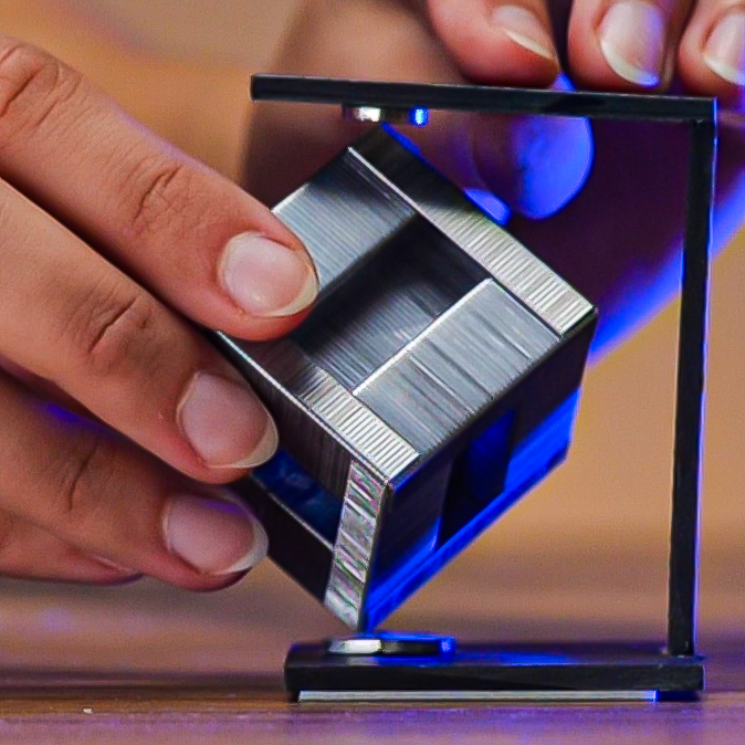 Creative Stapler Art📏 Building a Cube from Office Supplies👍