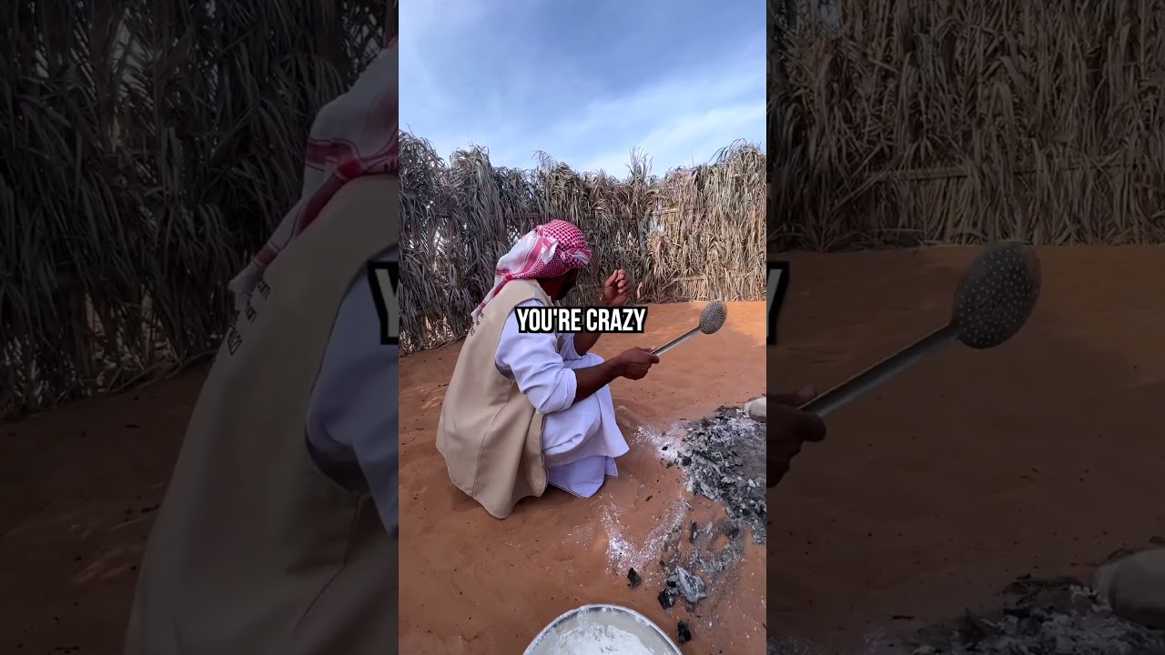 Eating DISGUSTING yet DELICIOUS Traditional Bread (Middle East)