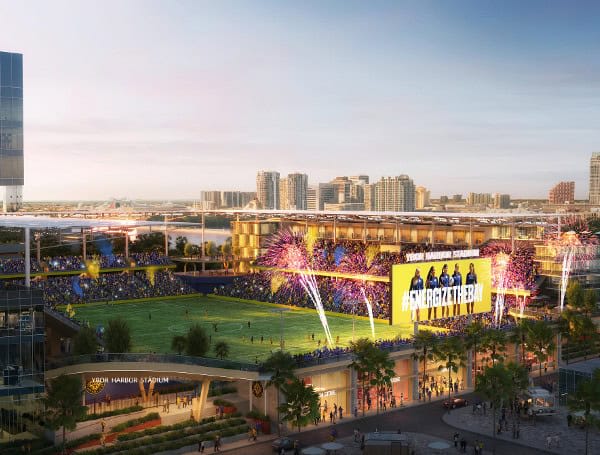 Tampa Bay Sun FC Unveils Vision For Women’s Soccer Stadium In Ybor Harbor