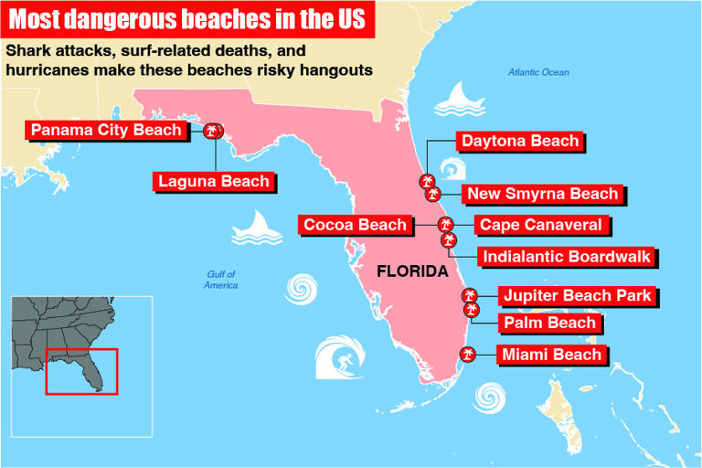 Vacation at your own risk: These are the most dangerous beaches in the ...