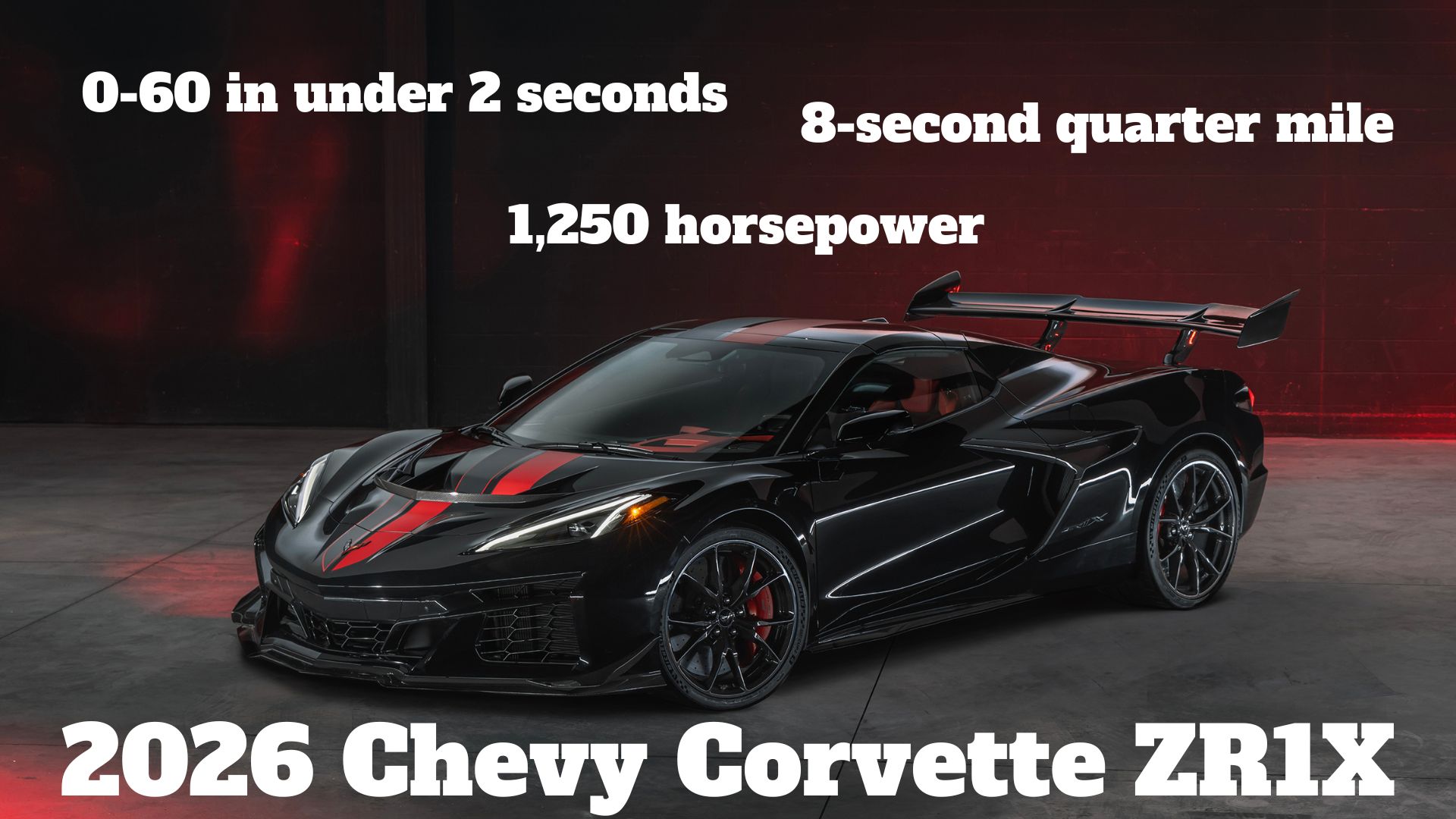 GM Shocks And Awes With The All New Corvette ZR1X