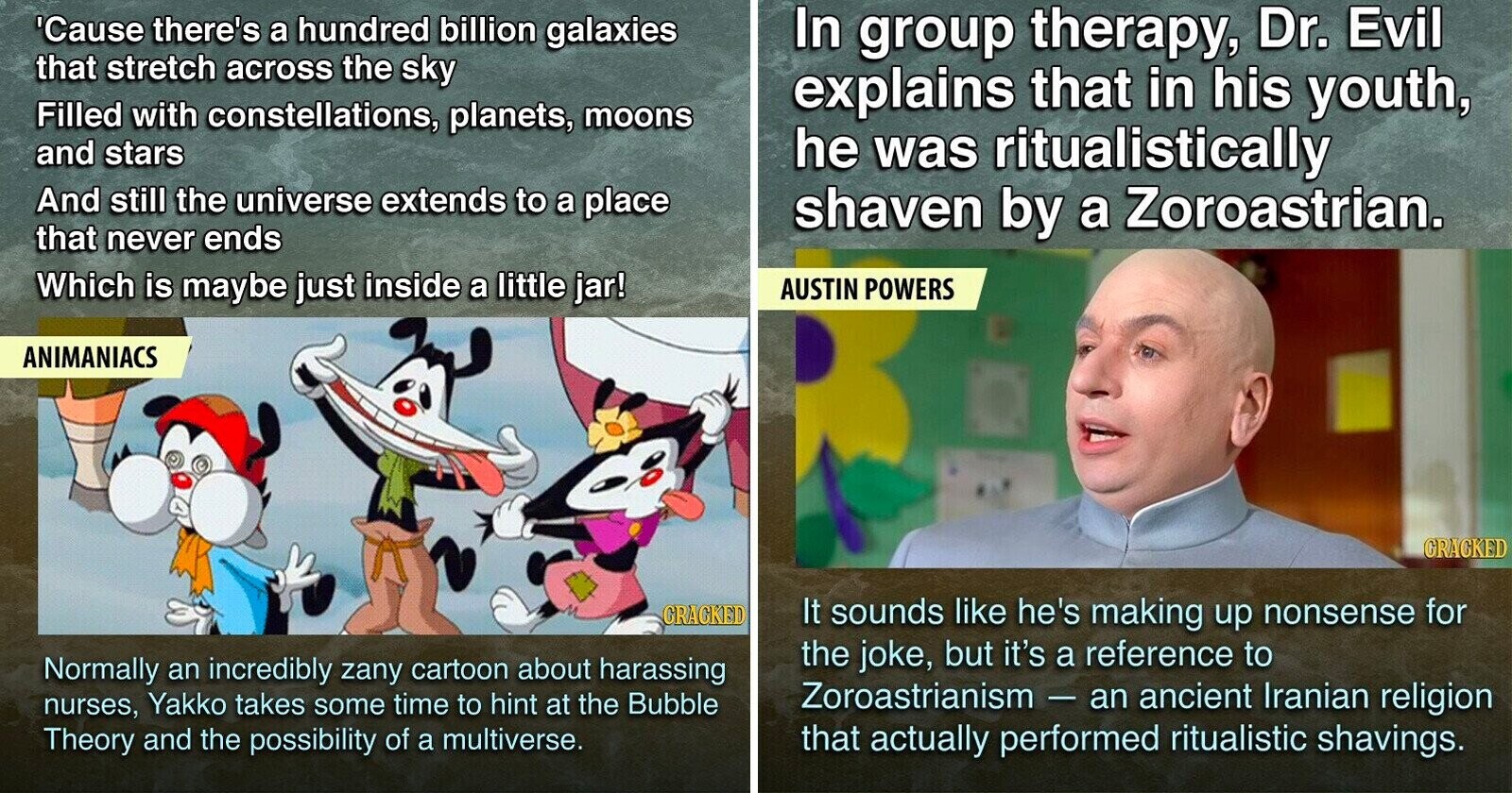 High-Brow Jokes from Low-Brow Places