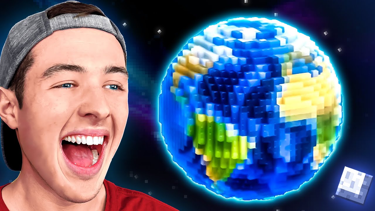 Destroying MINECRAFT WORLD in SOLAR SMASH