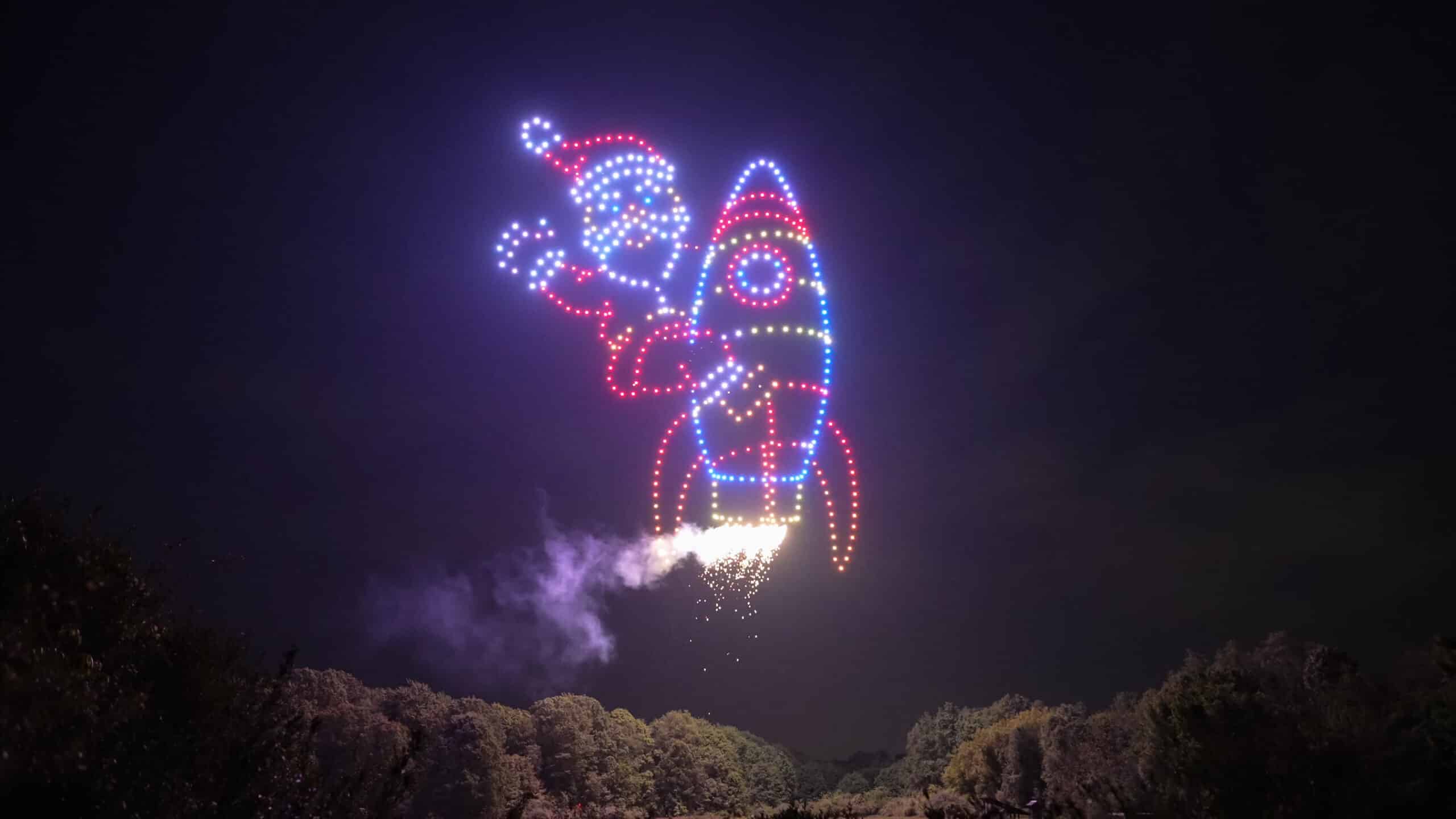 Holiday World’s New Nighttime Drone Show Brings Fireworks Into the Future