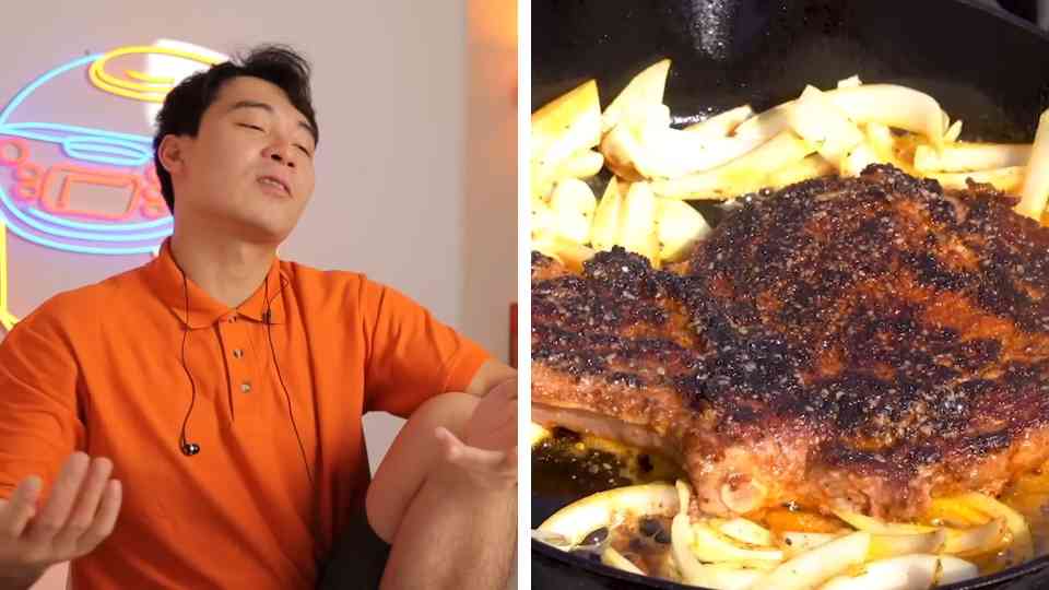 Uncle Roger Review GORDON RAMSAY STEAK