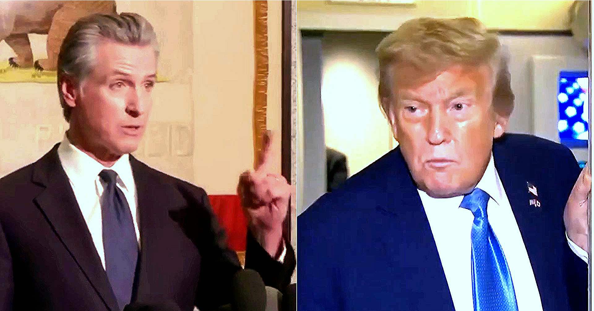 ‘Everything he’s touched turns to garbage’: Trump loses it on Gavin ...