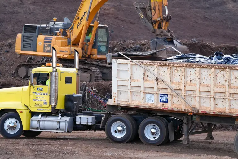 Lahaina wildfire debris moves to final disposal site nearly 2 years ...