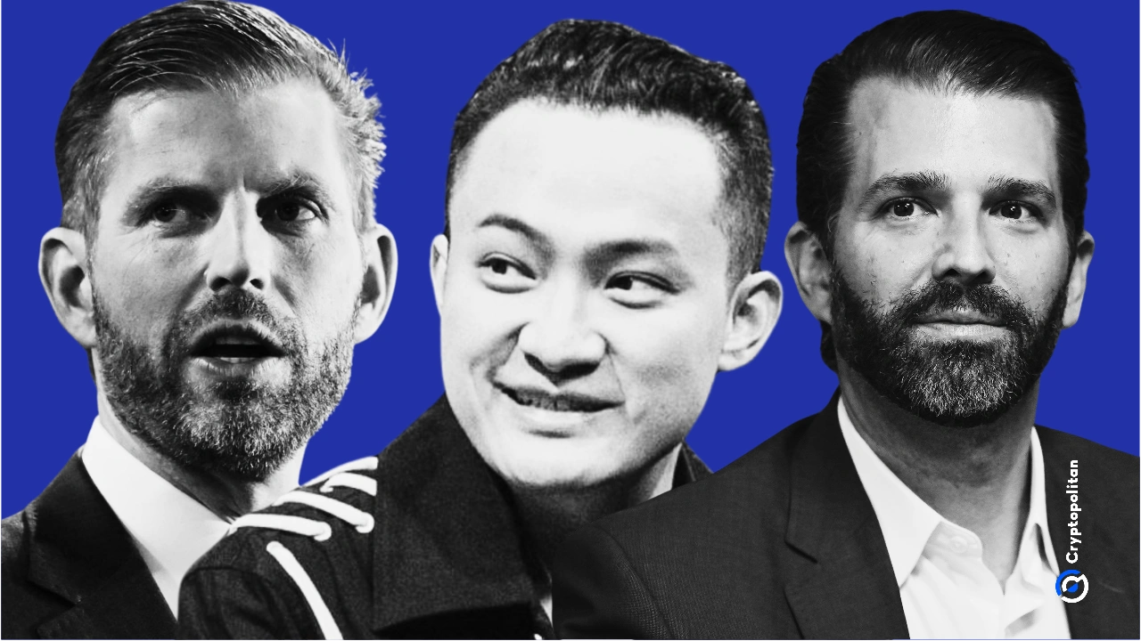 Donald Trump's sons are indirectly connected to Tron's plans to go ...