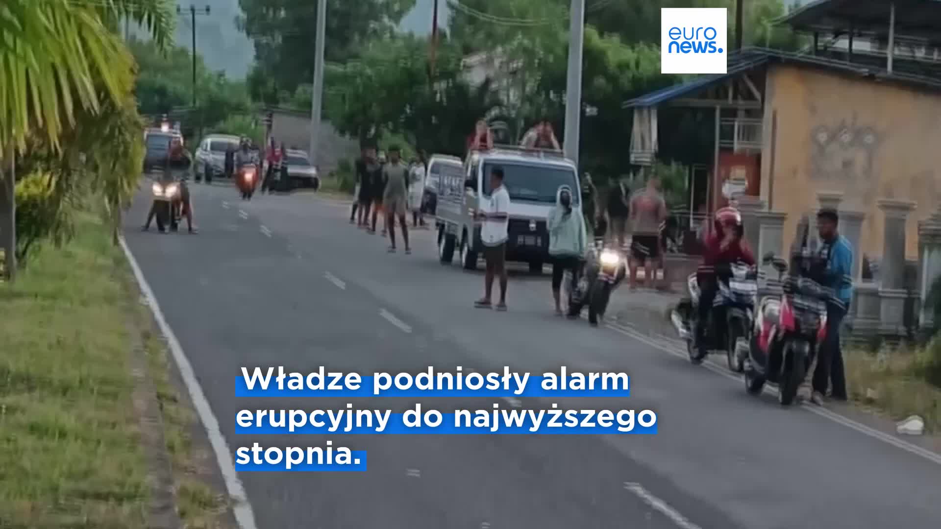 Wielka erupcja wulkanu Lewotobi Laki-Laki w Indonezji