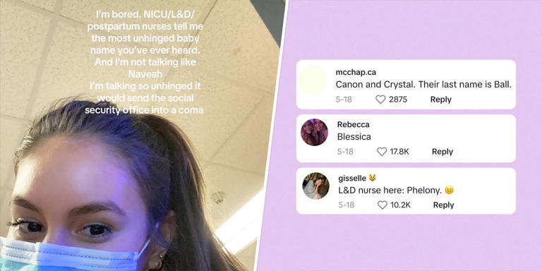 This Most 'Unhinged' Baby Names, According to Nurses Who Have Heard ...