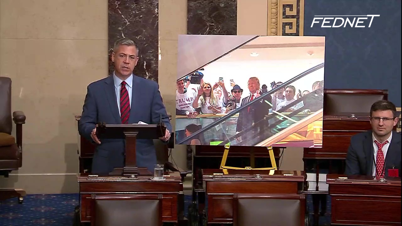 Senator Banks says a decade since Trump s golden escalator moment feels ...