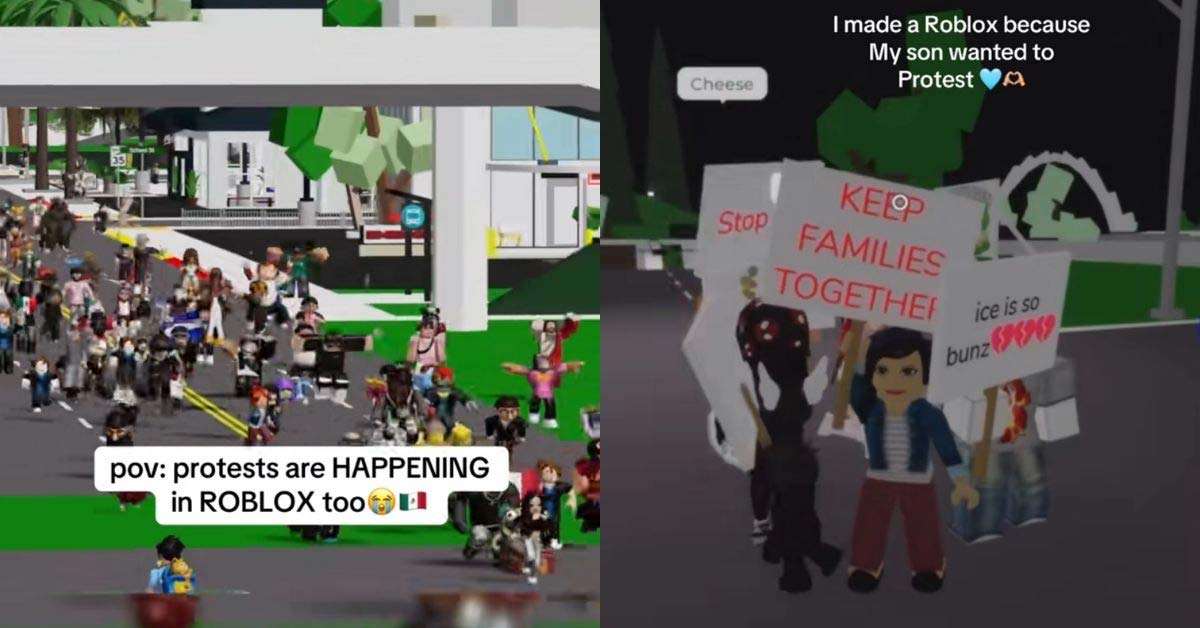 Roblox players protest ICE raids in virtual world: 'We want to help ...