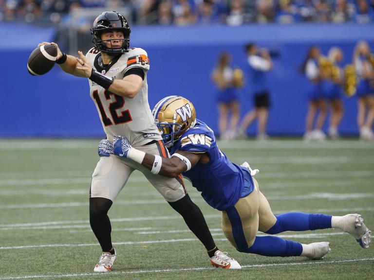 B.C. Lions playing waiting game with Nathan Rourke injury, hoping rest ...