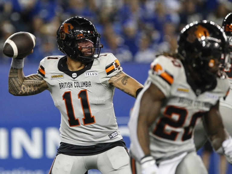 B.C. Lions playing waiting game with Nathan Rourke injury, hoping rest leads to Saturday start