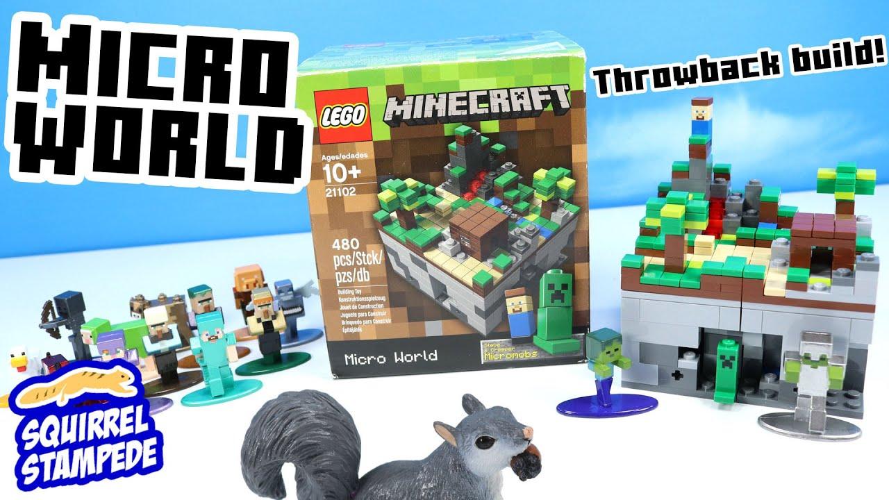 Lego Minecraft Micro World 21102 Throwback Speed Build Review