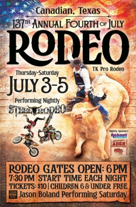 Preview of Canadian’s 137th Annual 4th of July Rodeo
