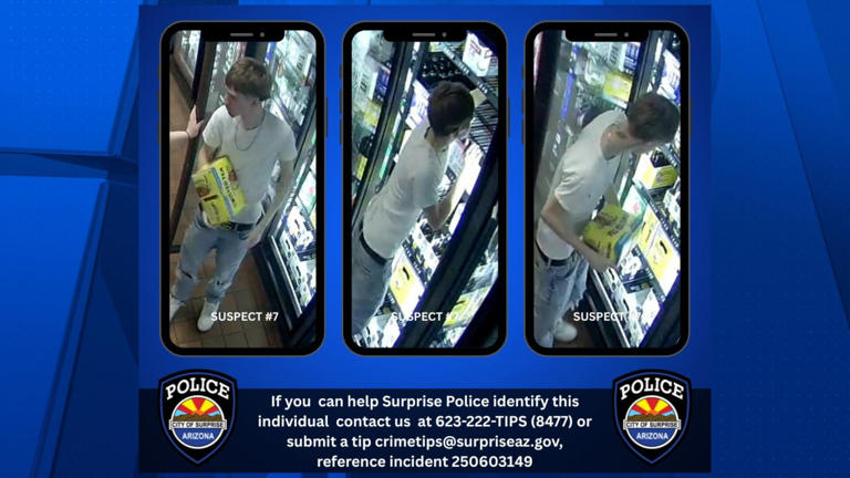 Surprise PD releases photos of 7 QuikTrip looting suspects