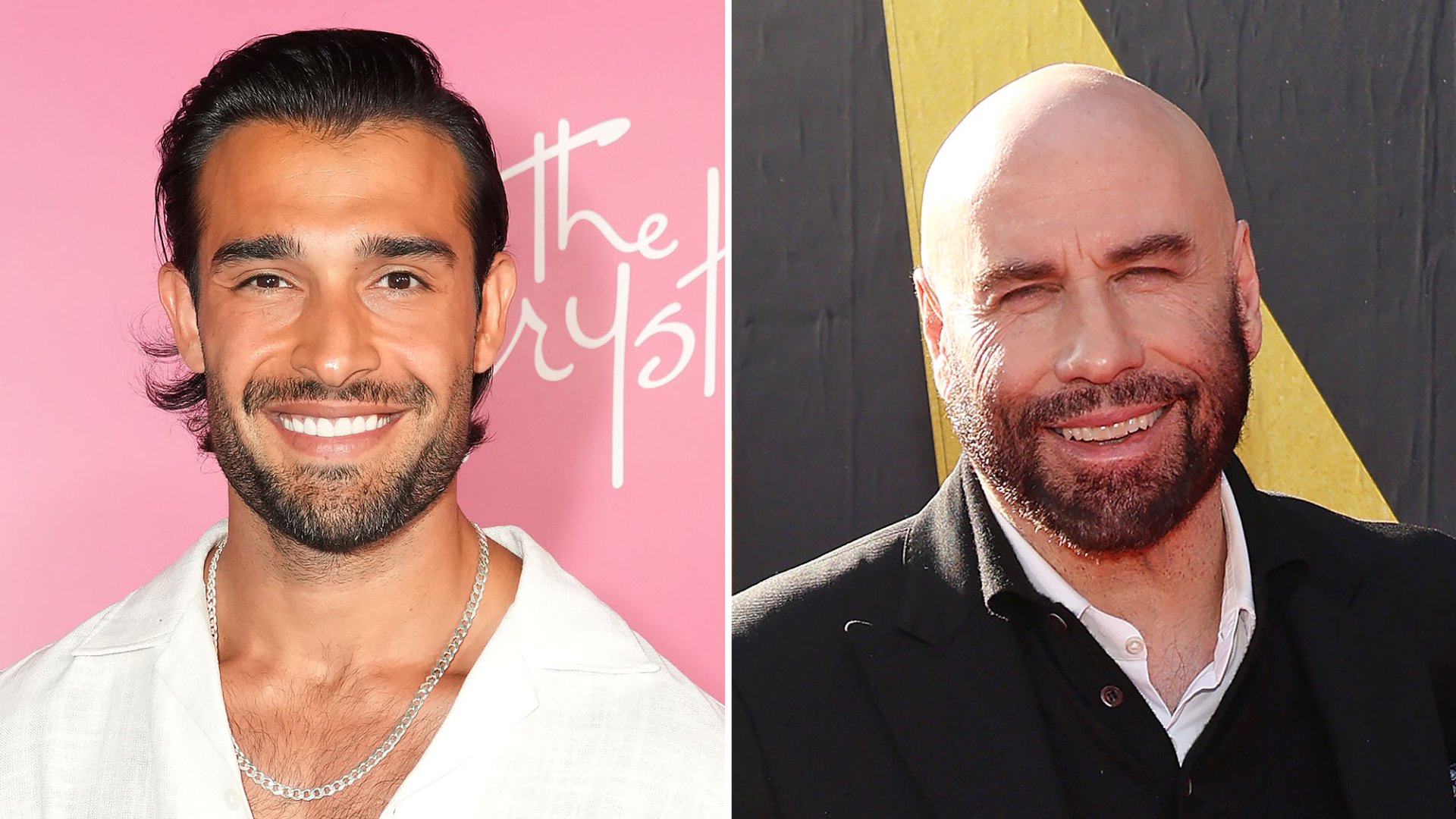 Sam Asghari Shares How John Travolta ‘Inspired' Him on Movie Set
