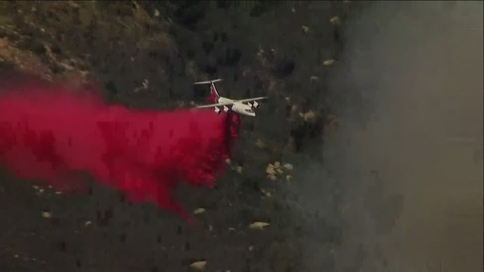 Monte Fire | Brush fire in East San Diego County burns 300+ acres ...