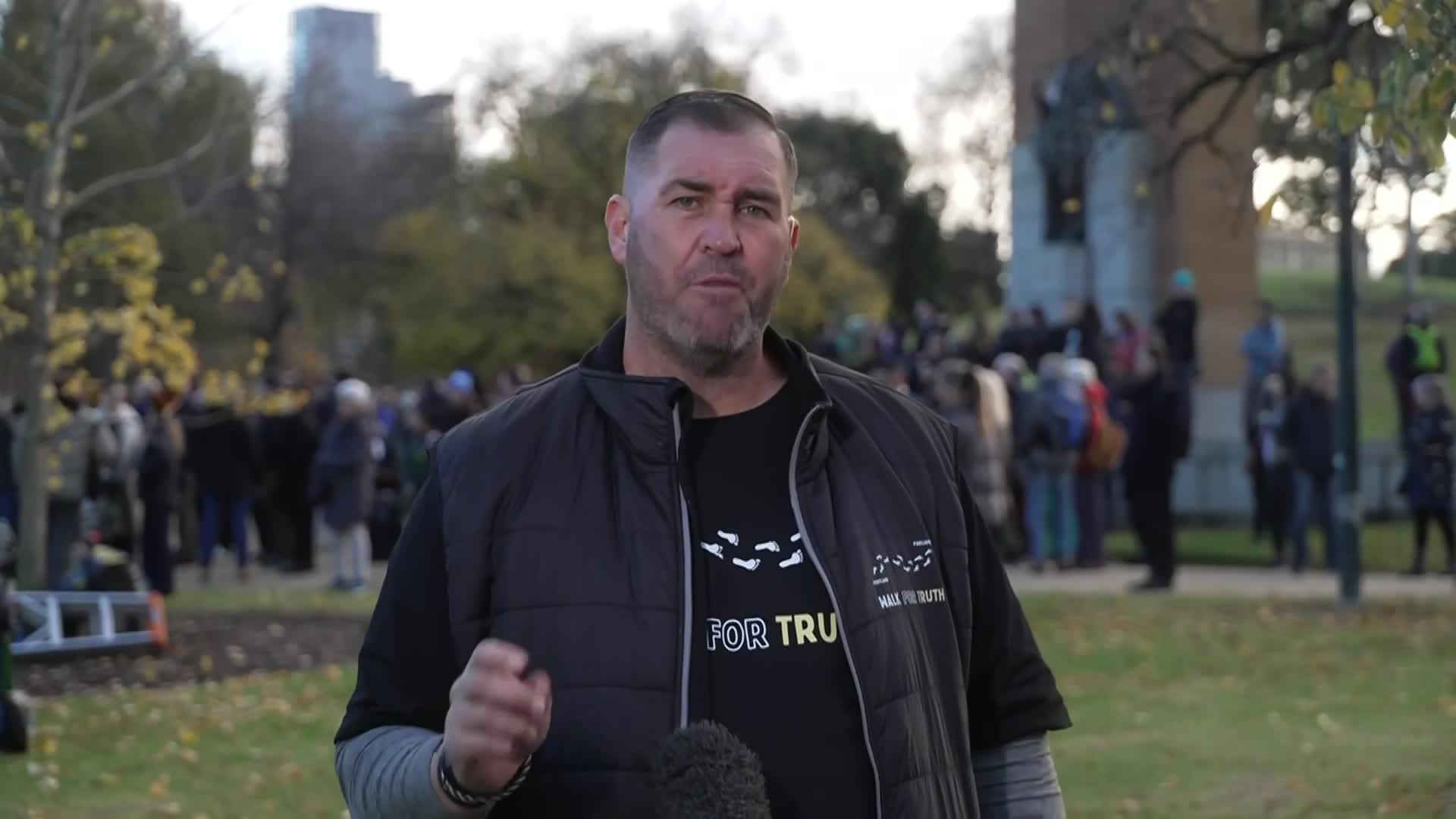 Yoorrook Commission Travis Lovett finishes 500 km walk to give a ...