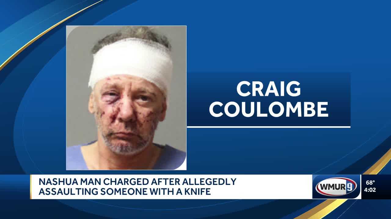 Nashua man charged after allegedly assaulting someone with a knife