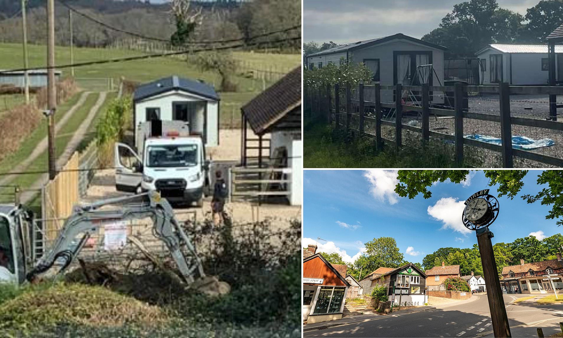 Fury at travellers' New Forest village land grab village - as MP rages ...