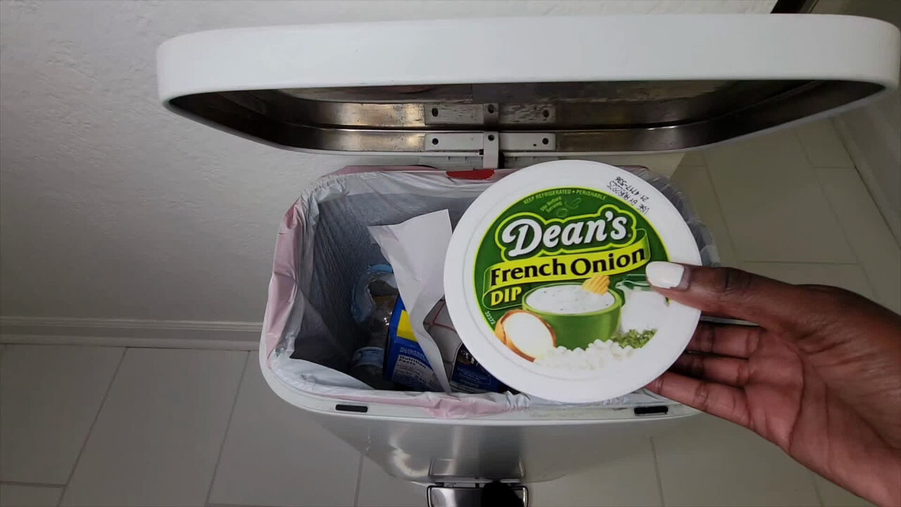Cut up your leftover container lids for this GENIUS decor hack!