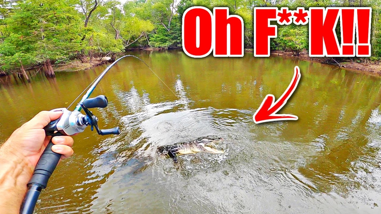 Backwoods river fishing turns terrifying in minutes
