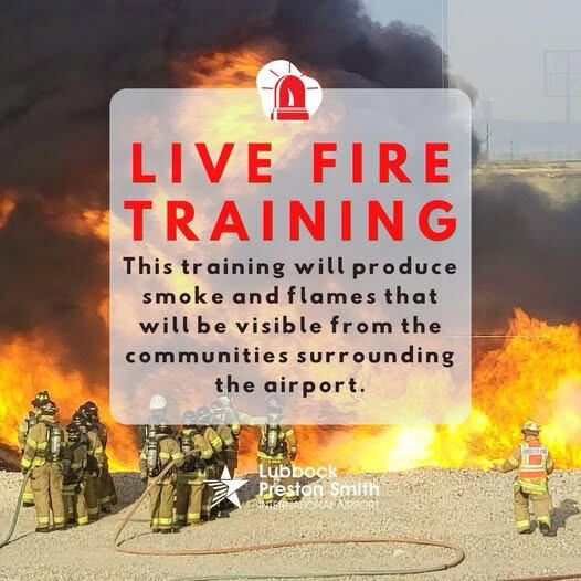 Controlled burn, live fire training scheduled for rest of this week