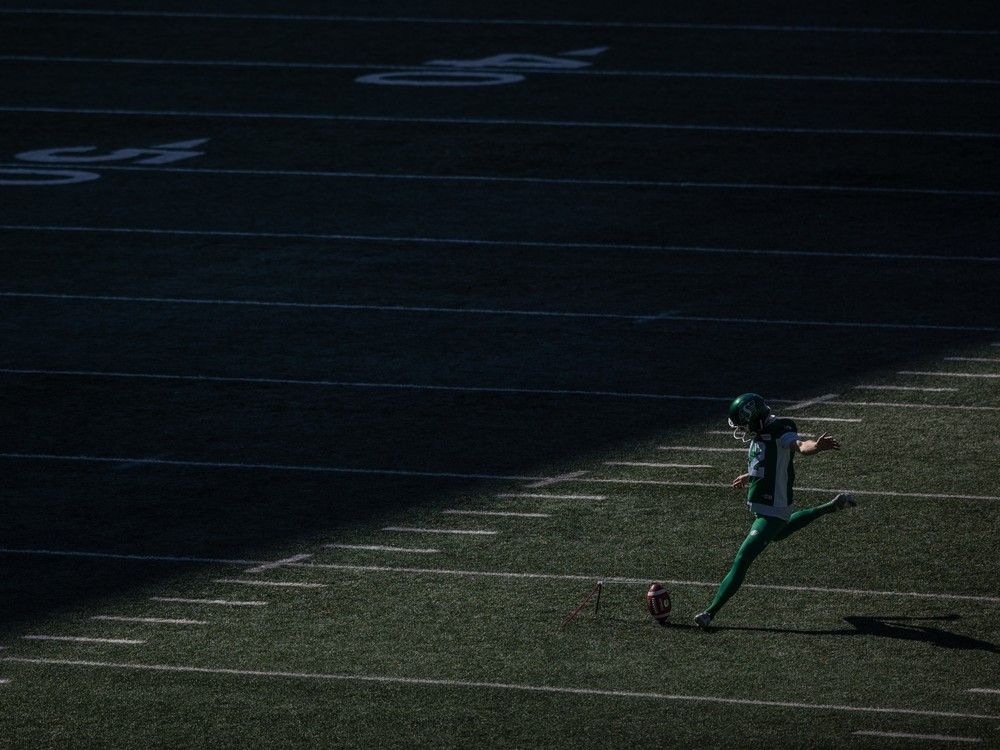Roughriders kicker Brett Lauther 'back to work' after rough outing