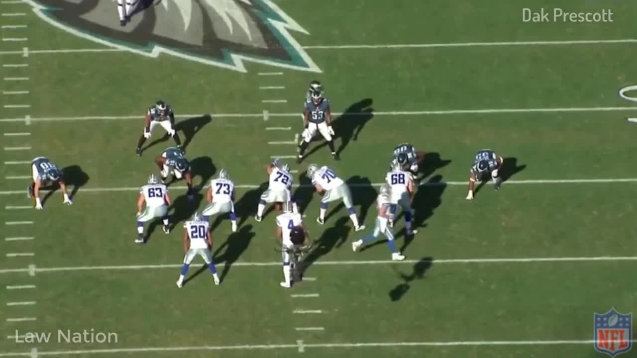 law nation sports: tony romo's touchdown drive film breakdown vs eagles