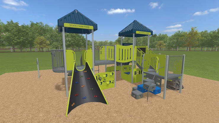 Public vote on new State Farm Park playground design