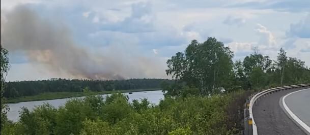 Wildfire burning near Badger, Churchill Falls fire being held