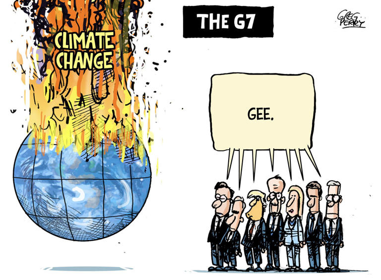 Best editorial cartoons from the G7: Kananaskis summit snickers