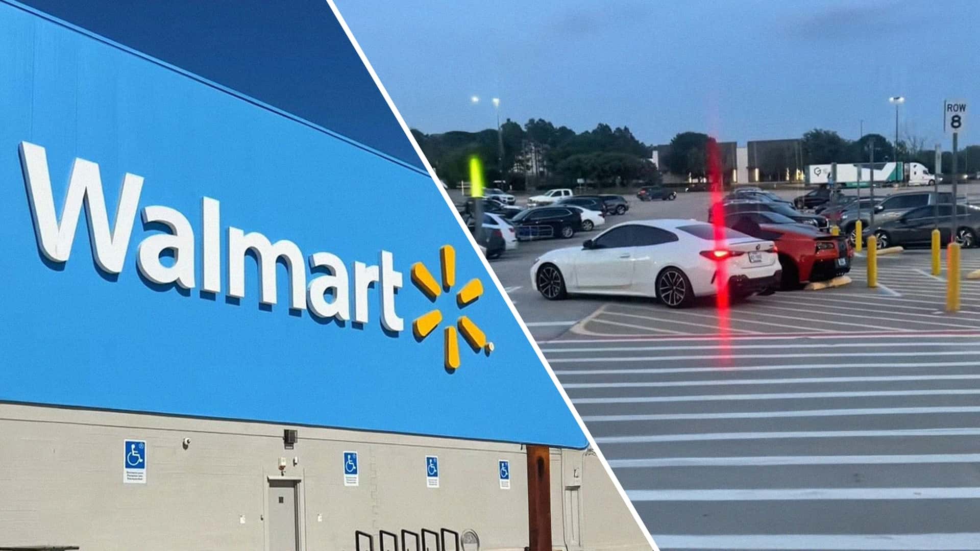 Walmart Customer Catches Someone Stealing a Corvette in the Parking Lot ...