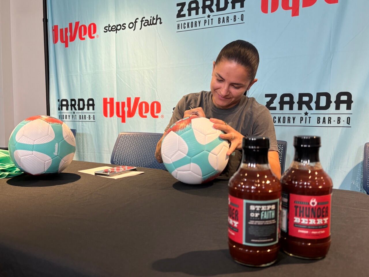 KC Current player, Zarda Bar-B-Q launch new sauce benefiting Steps of Faith