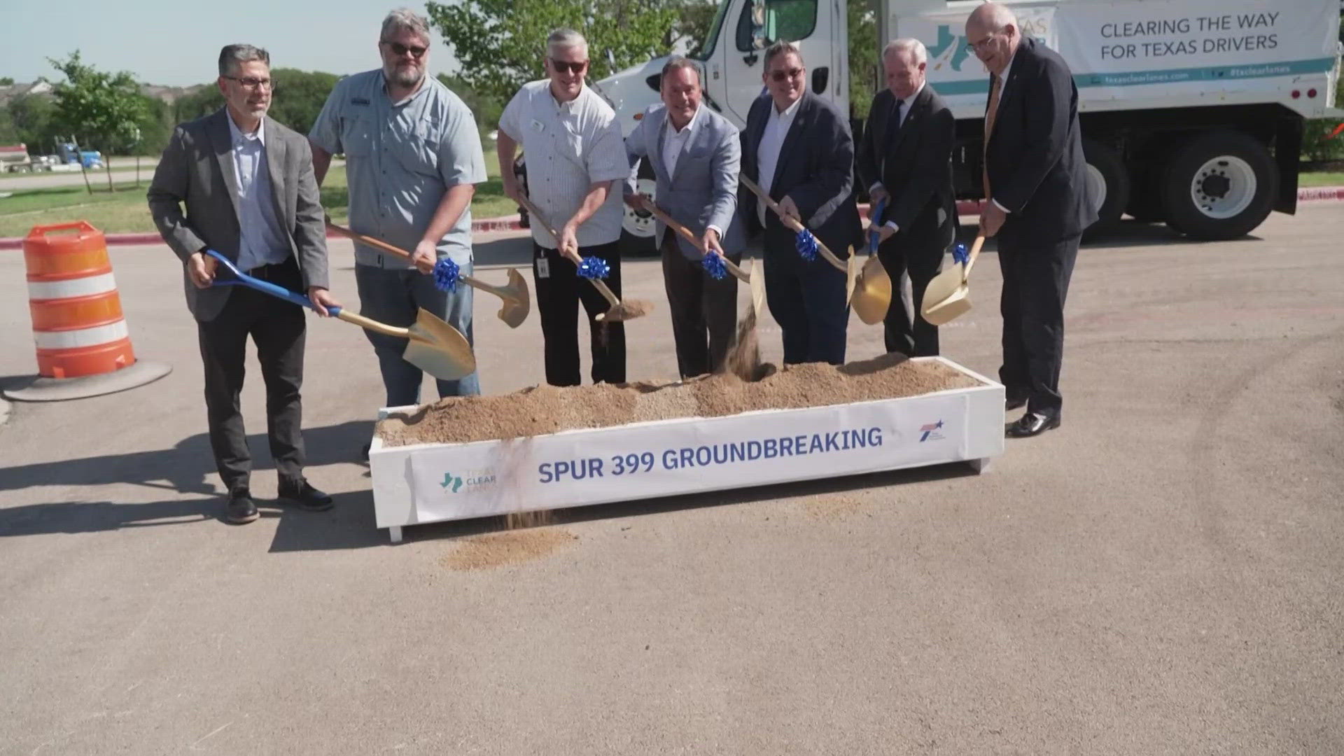 TXDOT breaks ground on major expansion to help traffic in Collin County