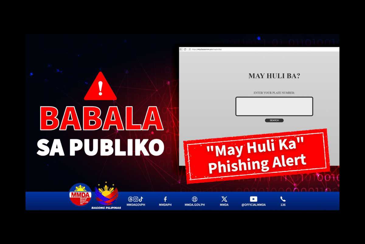 MMDA warns of fake "May Huli Ka Ba" website