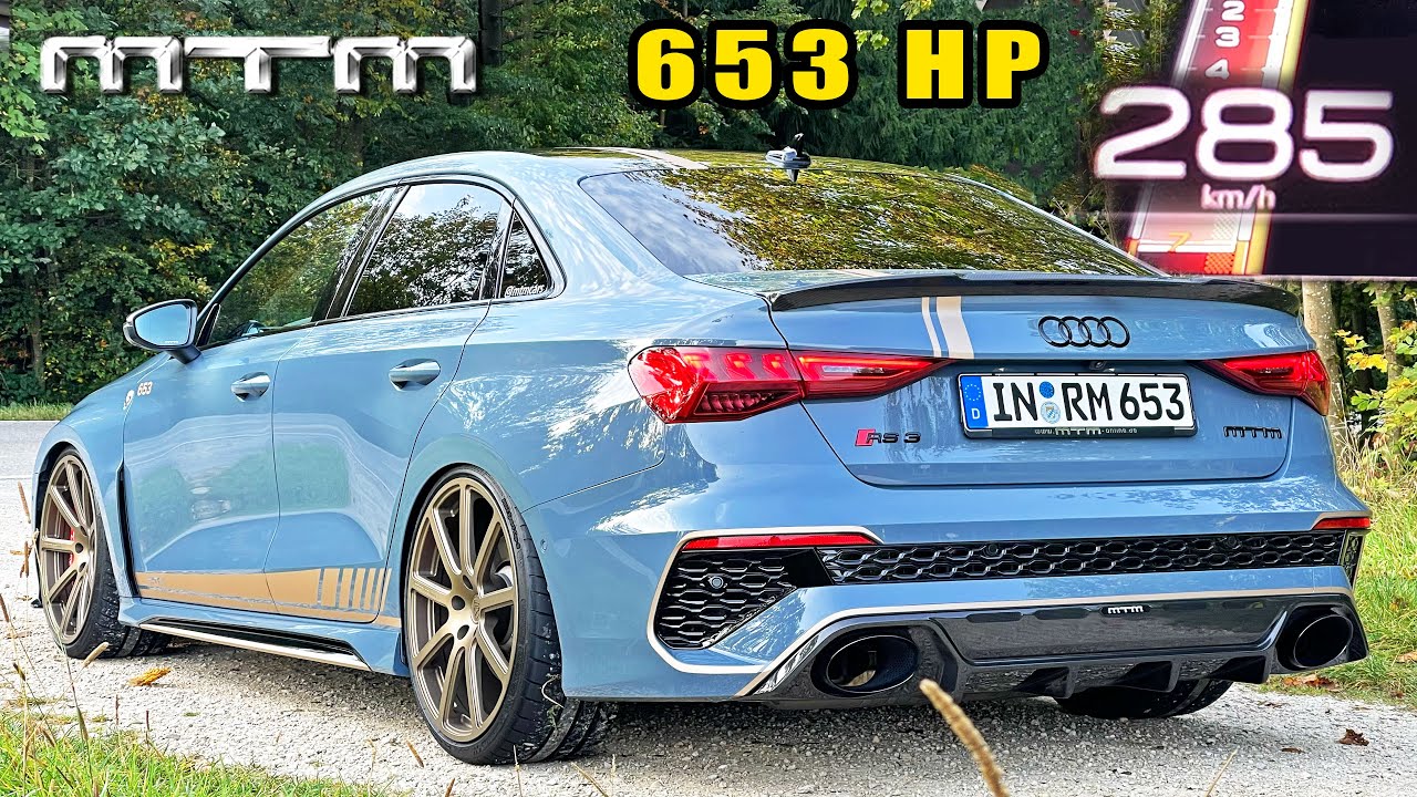 653PS Audi RS3 8Y MTM – 0-100 / 100-200 KM/H POV & Brutaler Sound!