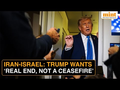Iran-Israel Conflict: Trump Says He Wants 'Real End' to Israel - Iran ...