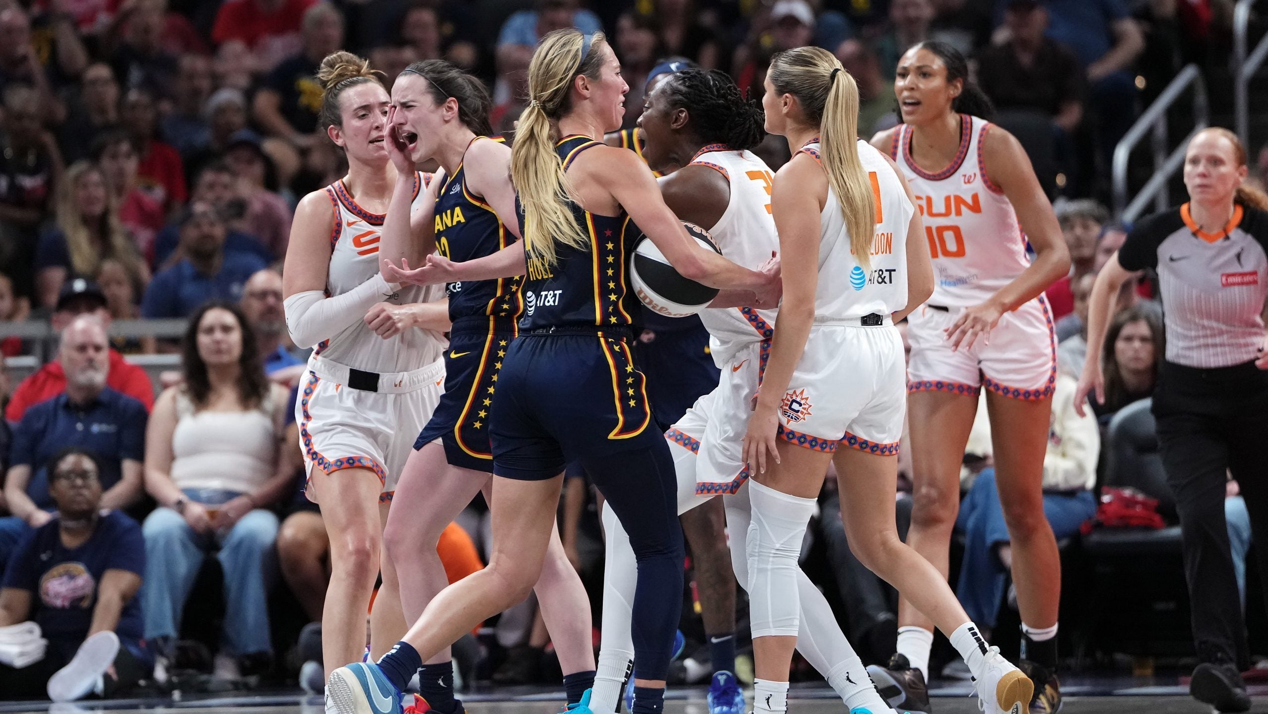 WNBA official explains Caitlin Clark technical foul, no Mabrey ejection ...