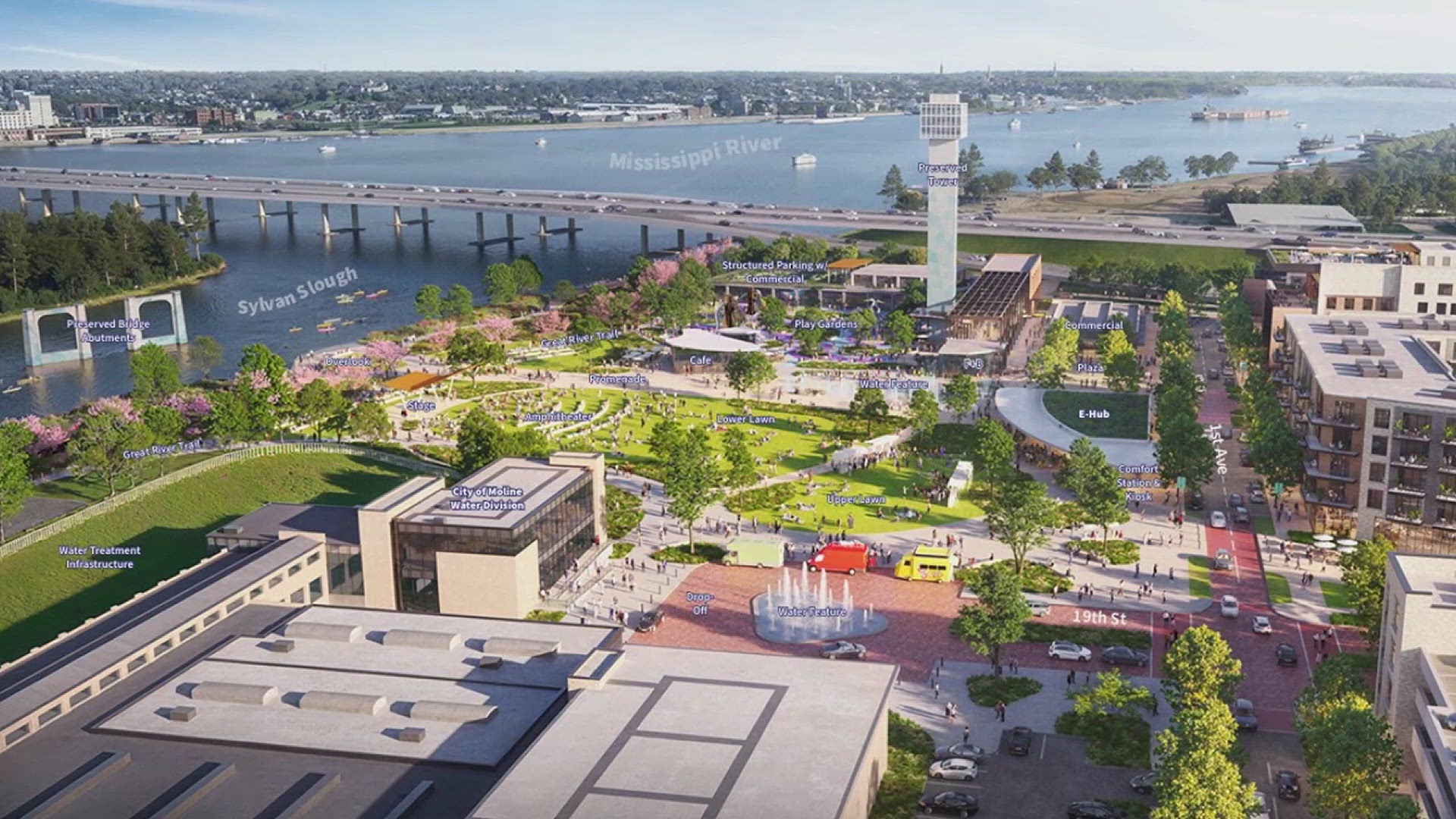 Moline offers look at riverfront overhaul plan