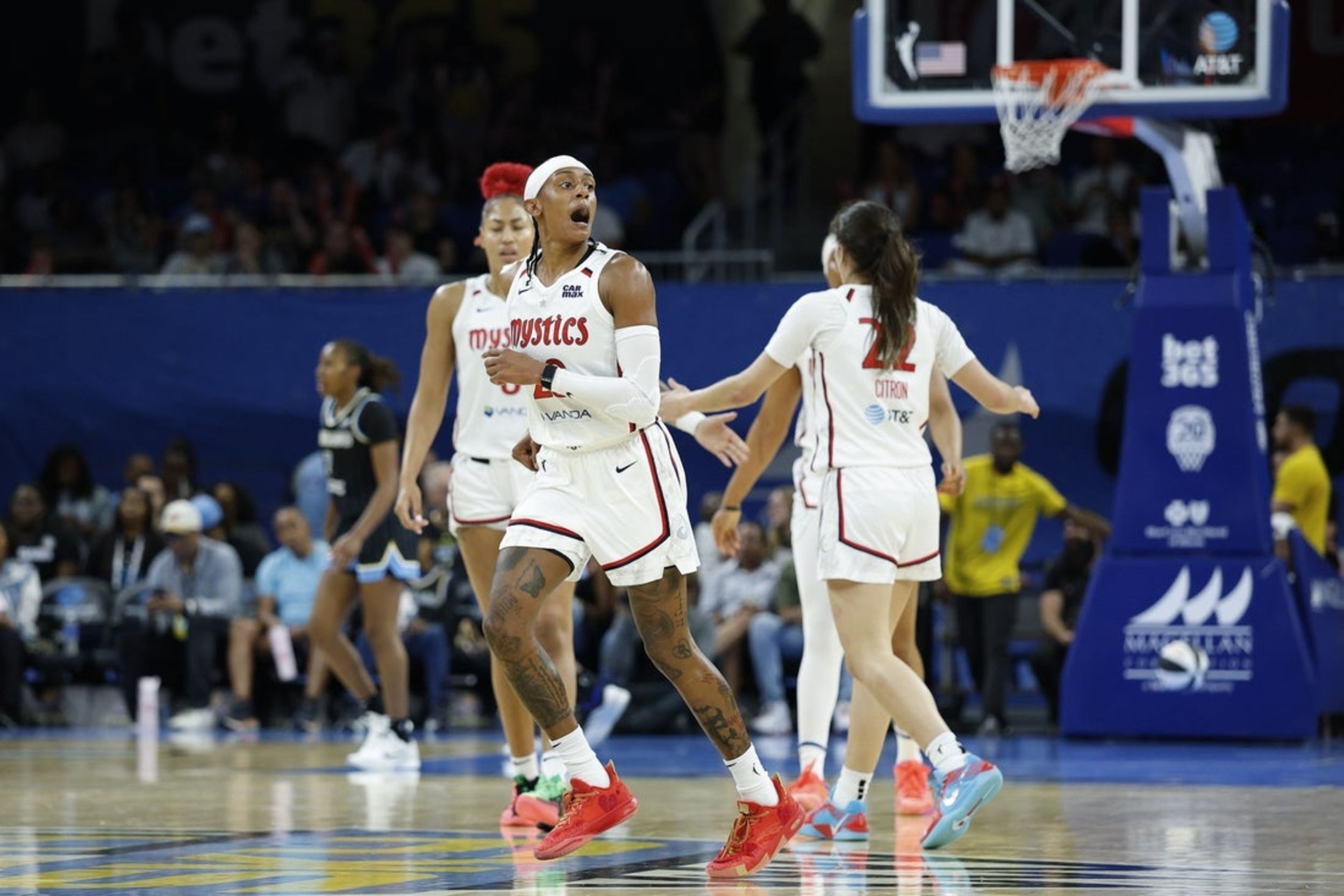 Brittney Sykes guides Mystics' comeback win over Sky