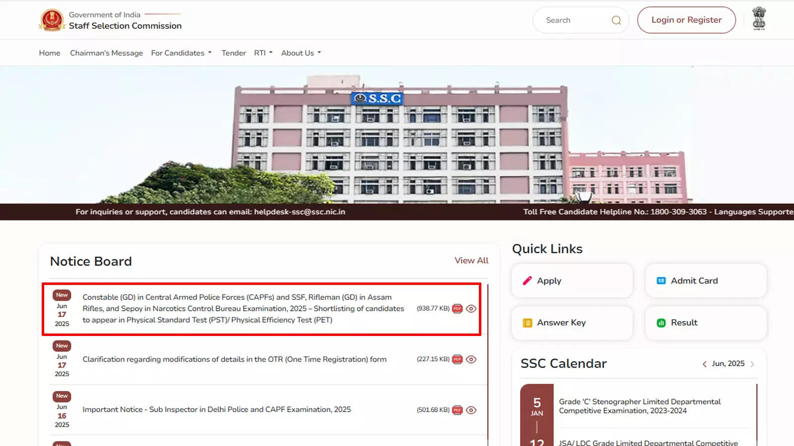 SSC GD result 2025 declared at ssc.gov.in, check cut-off marks and ...