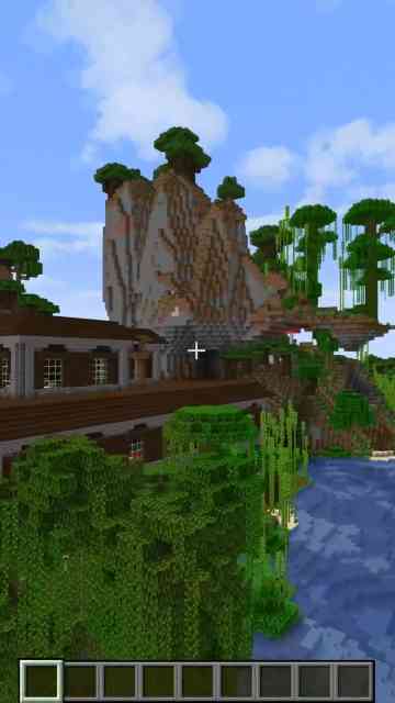 This Minecraft Seed Generates a Witch Hut on a Mansion… and a Floating ...