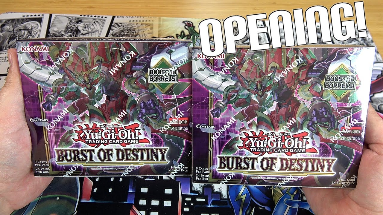 Double Yu-Gi-Oh! Burst of Destiny Box Opening – Epic Pulls!