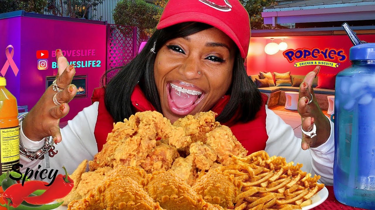 Popeyes Chicken and Hot Sauce Dip Taste Test